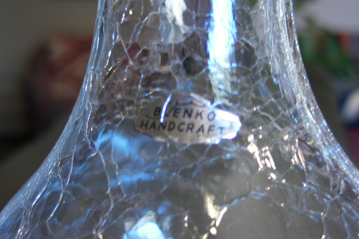 Heart of Glass - Blenko Glass: Blenko Crackle Glass