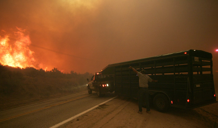 L A T I T U D E: Crown Fire Scorches northeast LA County