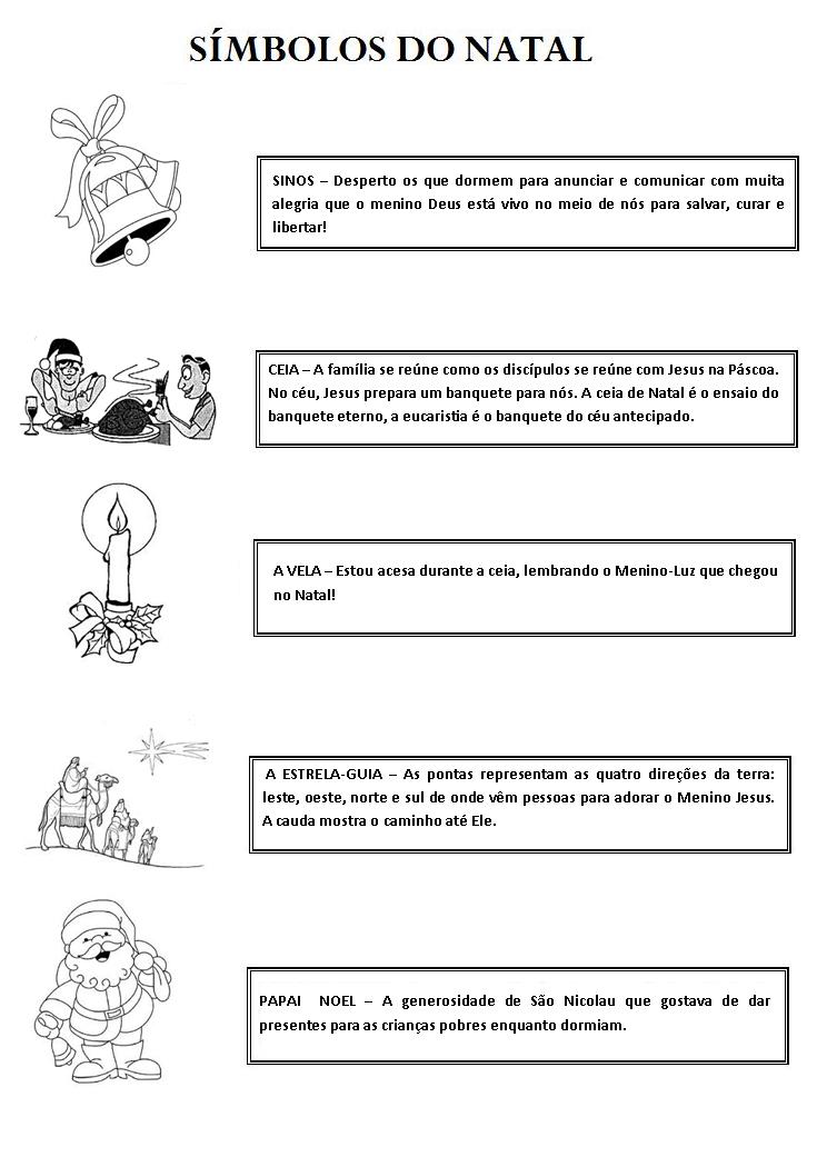 Espaço do Saber: Símbolos do Natal