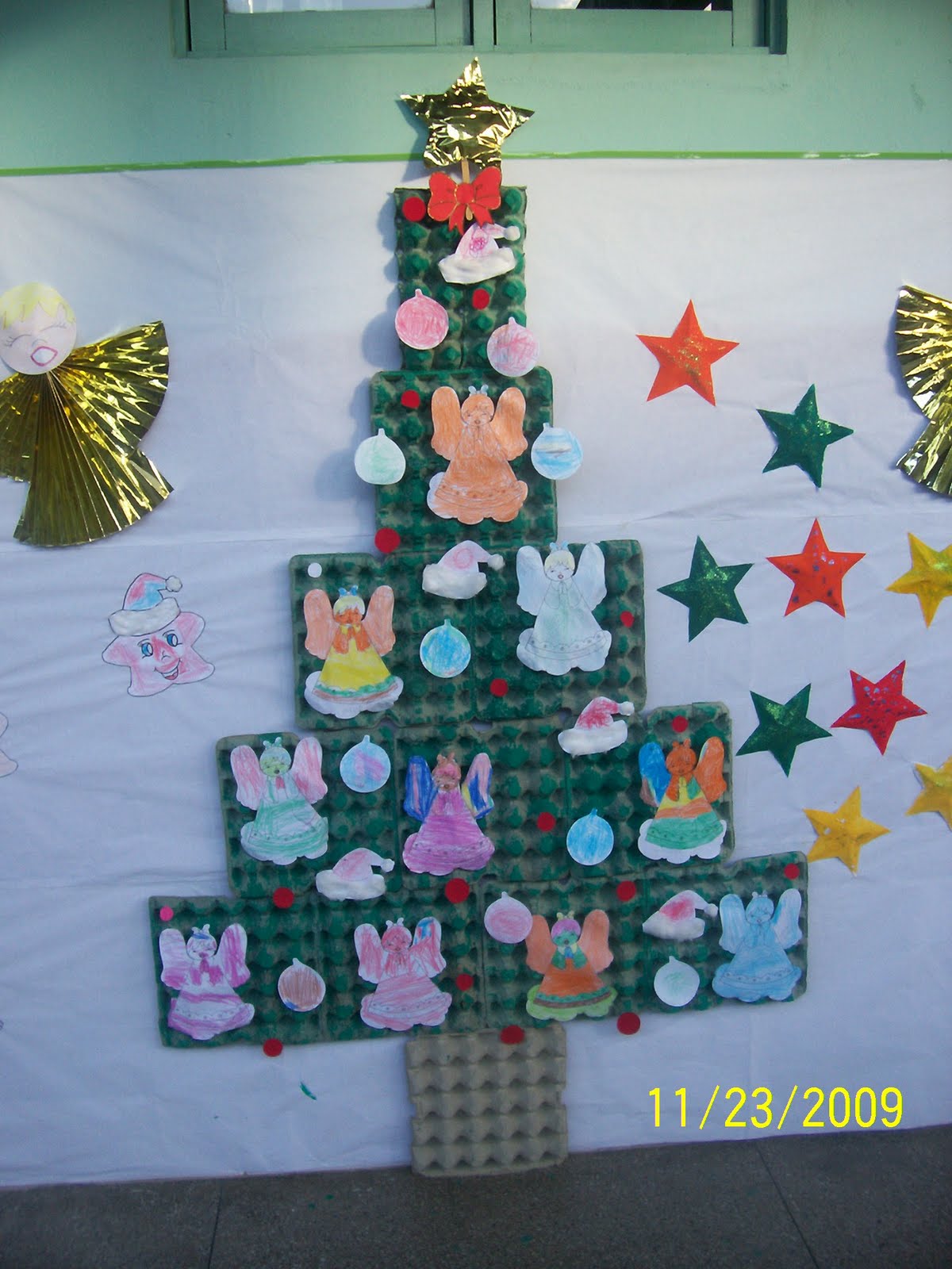 cantinho descobertas diarias.: Mural para o Natal.