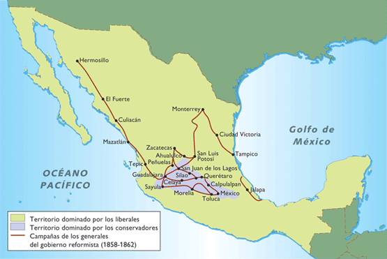 Historia de México Secundaria: La Guerra de Reforma