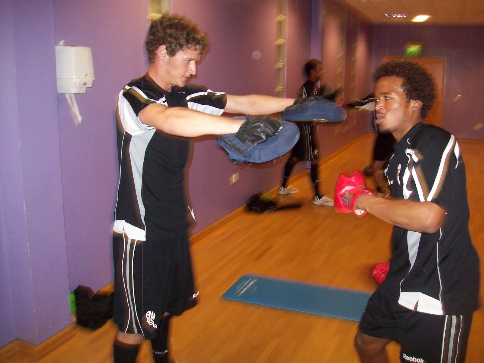 Edukick England: The Lads Work Hard in The Gym