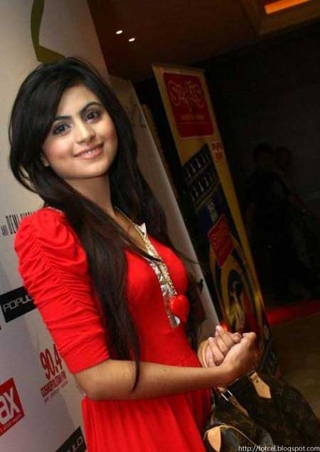 Asha Shara Photo with Red Dress | acroholic