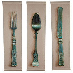 adorned abode archive: Flatware Art