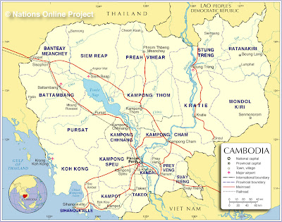 Cambodia Map