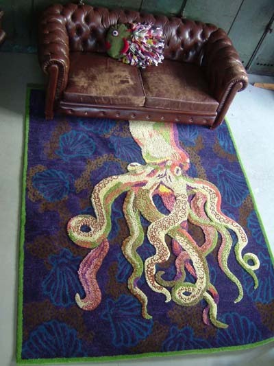 Everything Octopus: A Very Colorful Octopus Rug
