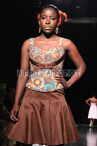 Frank Osodi's House of Bunor at the Africa Fashion Week NY
