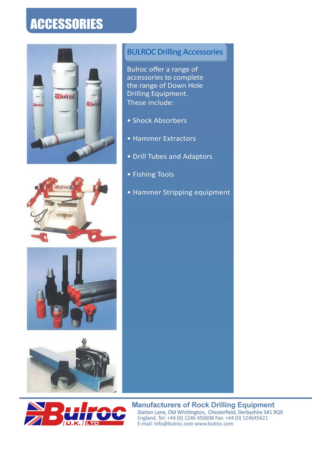 Drilling Equipment from Bulroc: Shockabsorbers