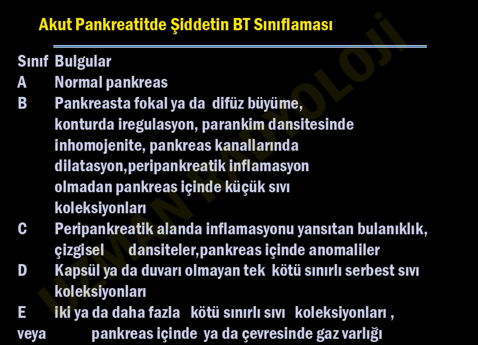 AKUT PANKREATİT-hazırlık aşamasında