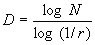 THOUGHTS ON ARCHITECTURE AND URBANISM: Cálculo de la Dimensión Fractal