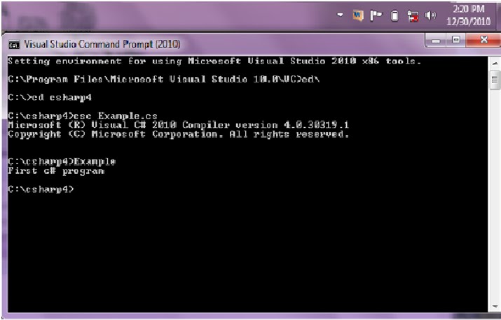 Dot Net Class Notes 27 12 Program Structure Of C