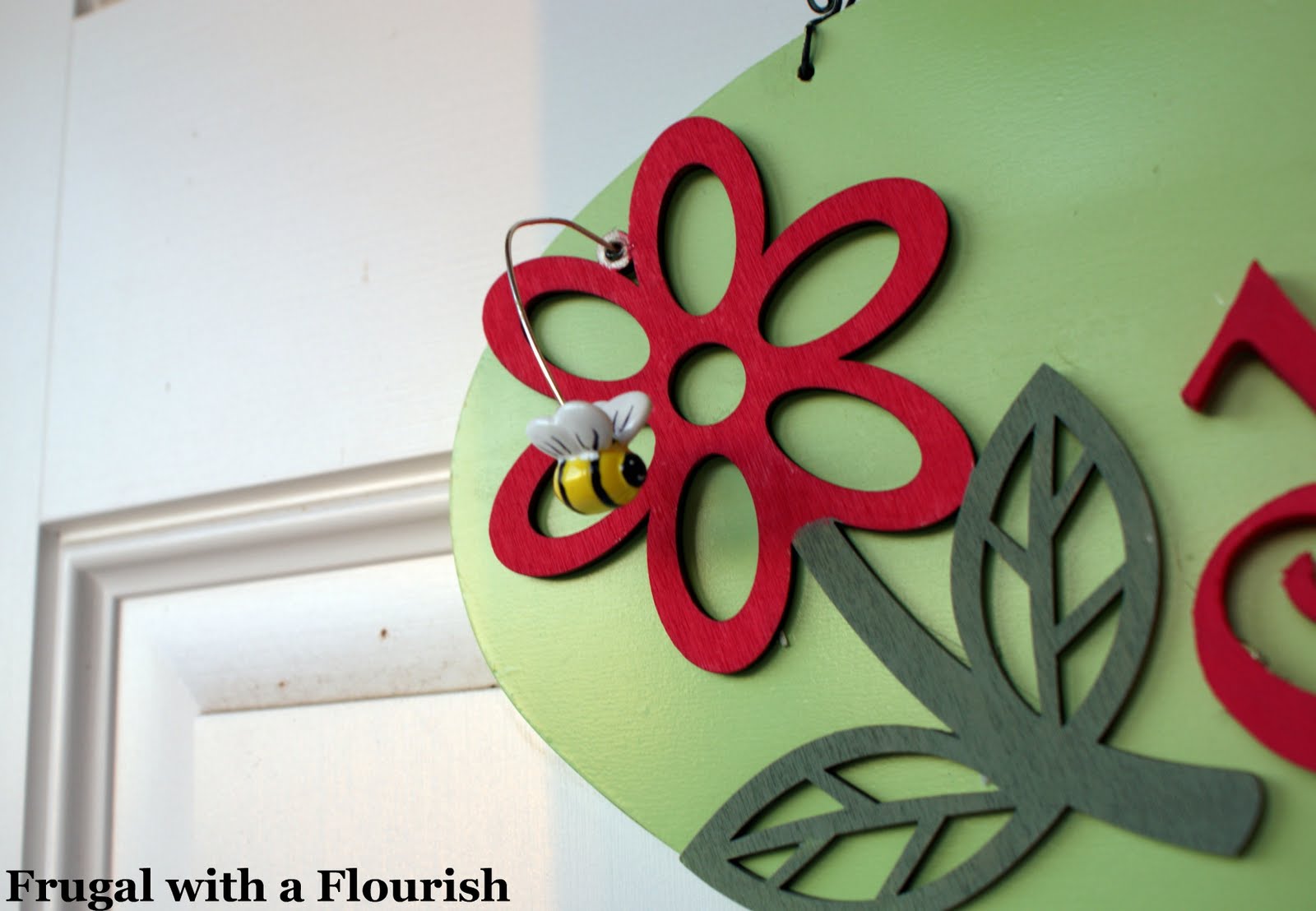 Frugal with a Flourish: A Cute Spring Welcoming Sign!
