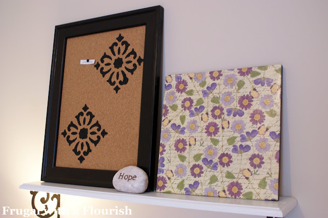 Frugal with a Flourish: Quick and Easy Custom Art Project!