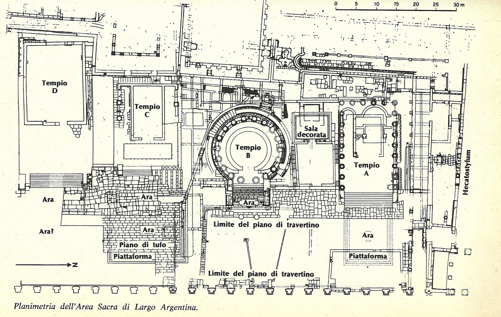 Espacios de culto de la antiguedad en Roma: Campo de Marte central ...