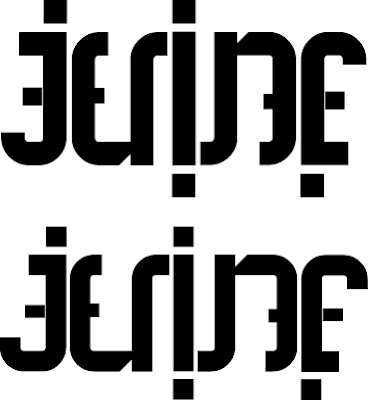 AMBIGRAMS: JERINE