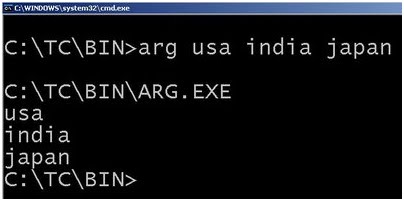CARRIER POINT'S: C Command line argument questions with solution