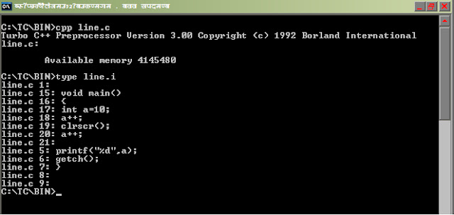 C programming Interview questions and answers: #line directive in c