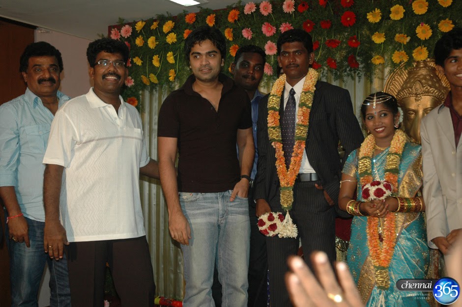 Silambarasan TR : Simbu attends the Marriage of Kanal Kannan's Daughter.