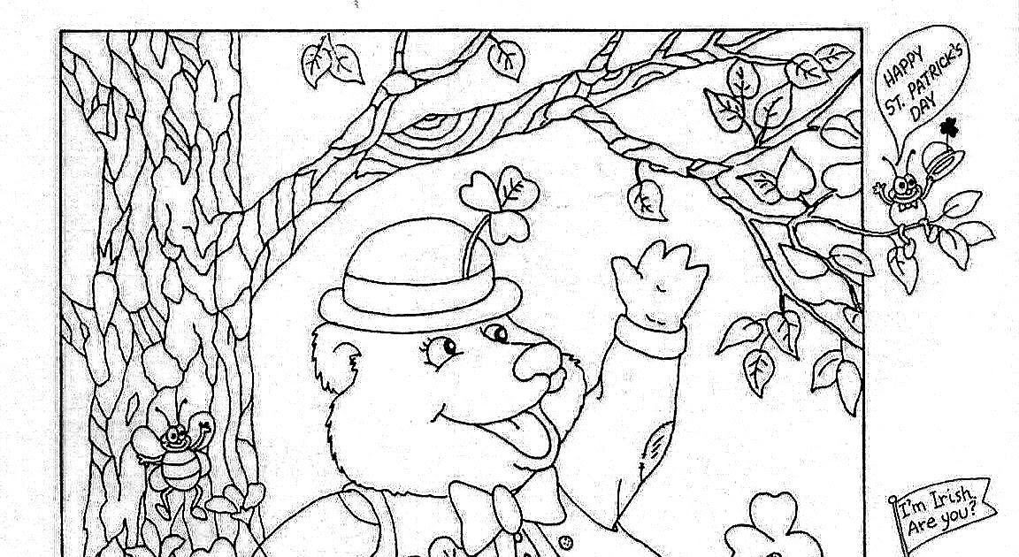 Free Printable St Patricks Day Hidden Pictures - Templates Printable