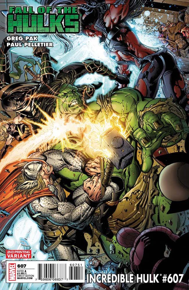 The Comic Book Catacombs: Rayboy's Review: Incredible Hulk #607 (Marvel)