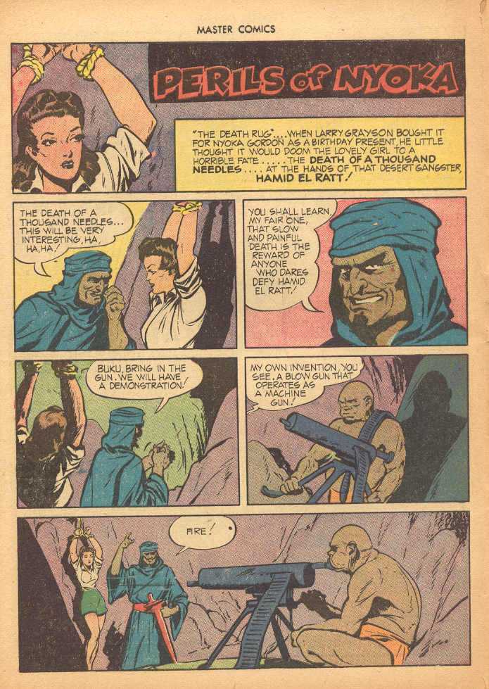 The Comic Book Catacombs: Perils of Nyoka: "The Death of A Thousand ...