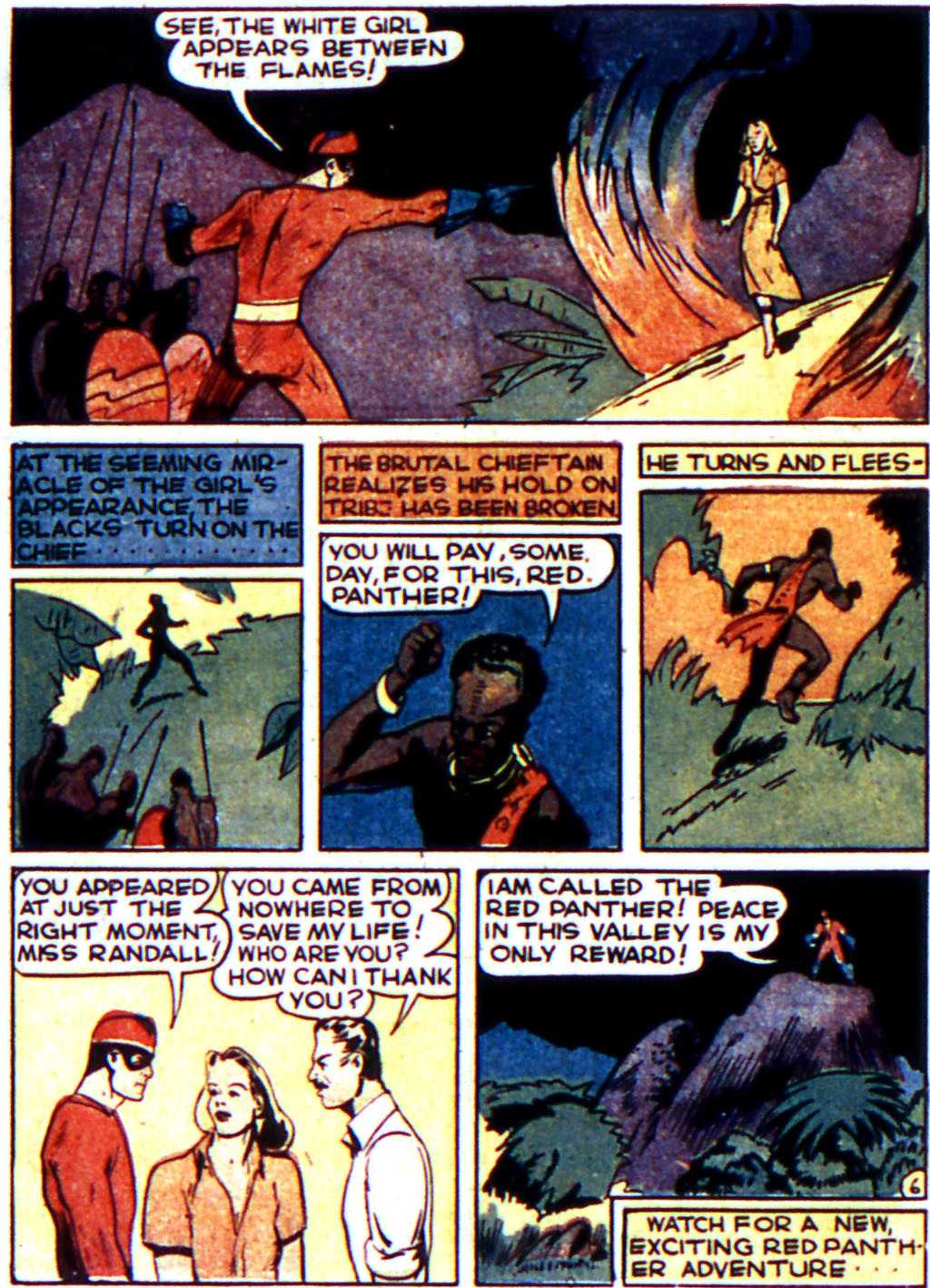 The Comic Book Catacombs: Red Panther in "Red Panther's Danger ...