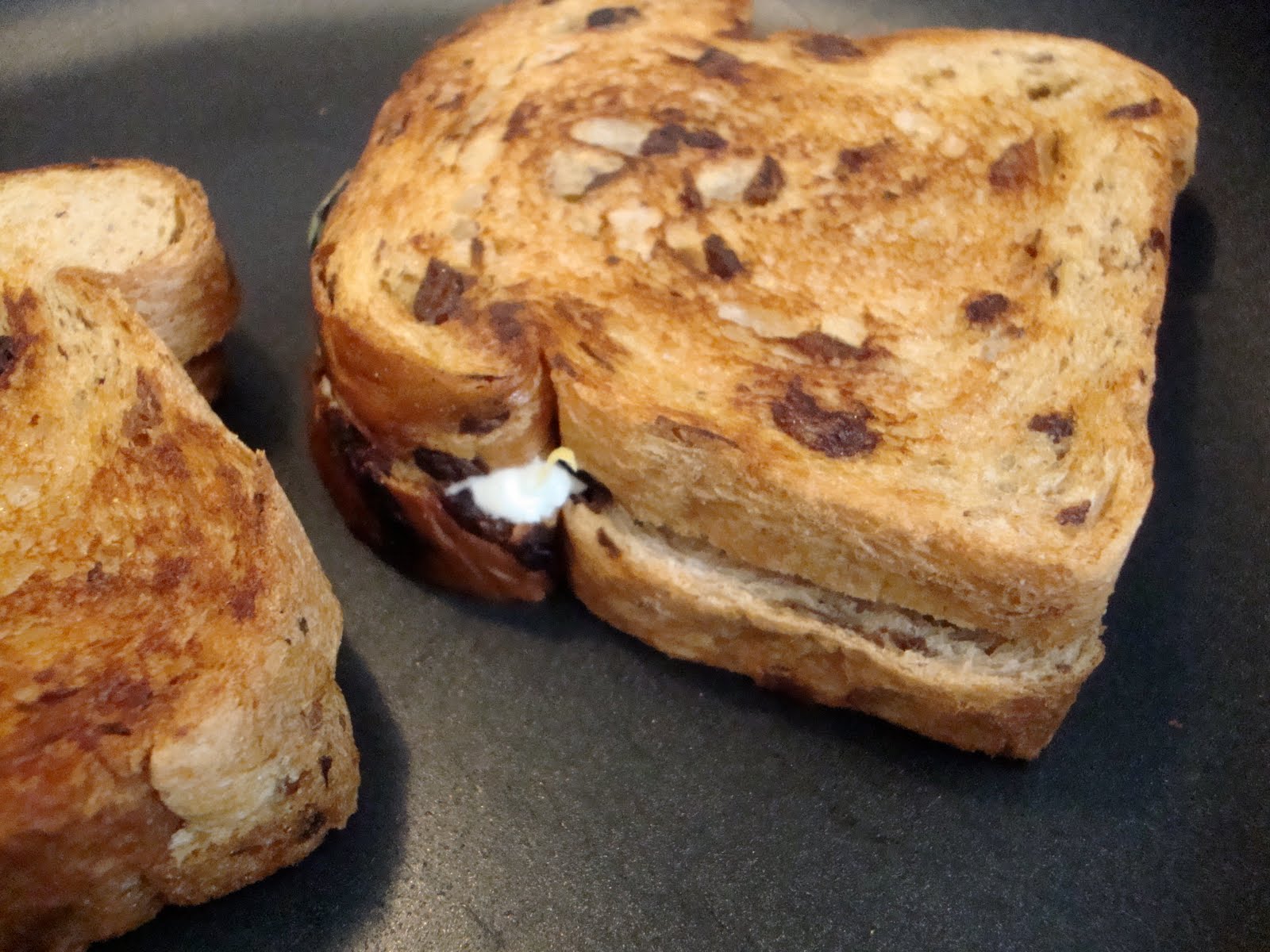 Me, Myself & Pie: Grilled Goat Cheese Sandwiches with Fig, Honey & Basil