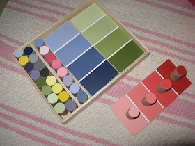 "Making Montessori Ours": Color Boxes 1 &2 and Color Matching game