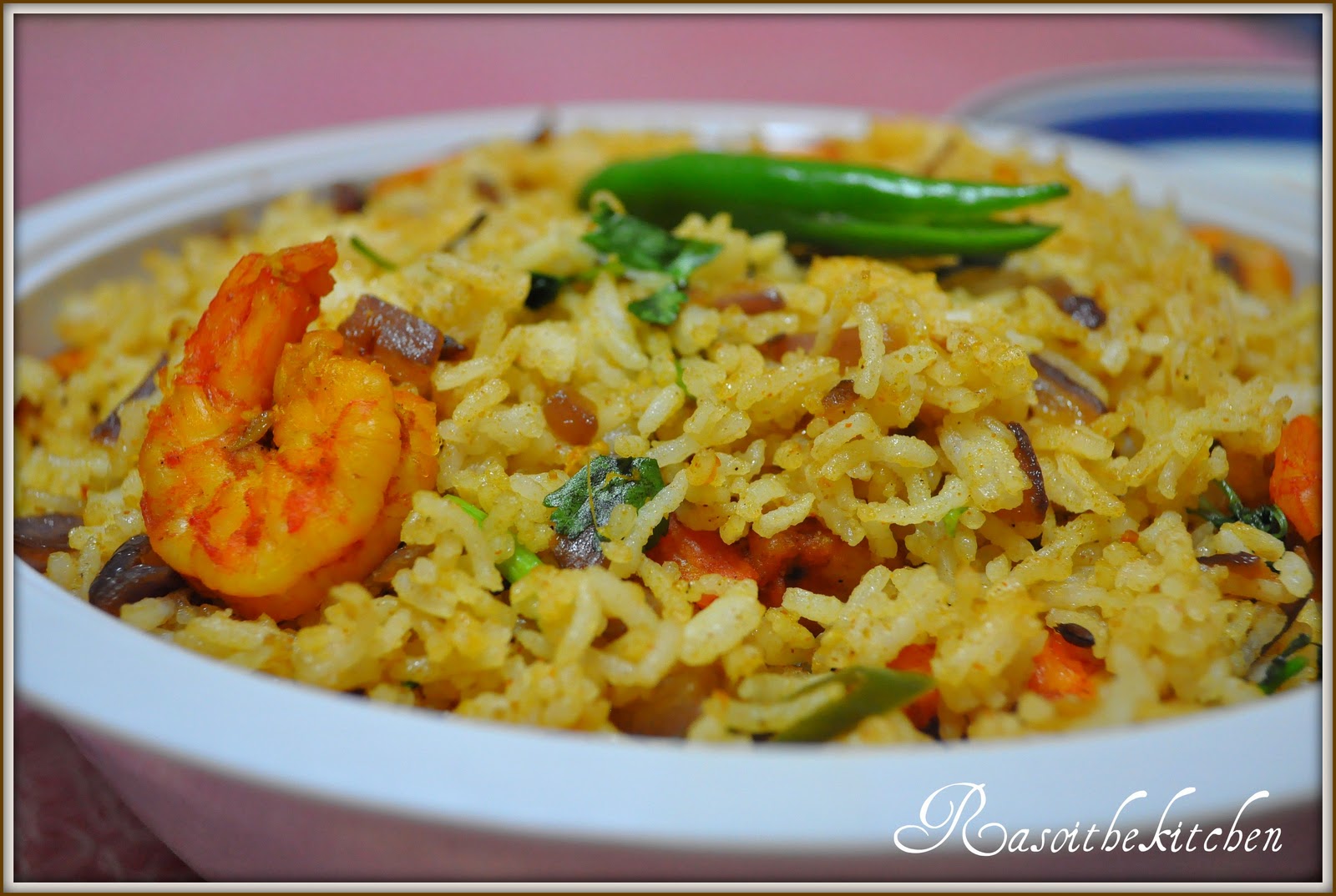 Rasoi: Prawn Biryani