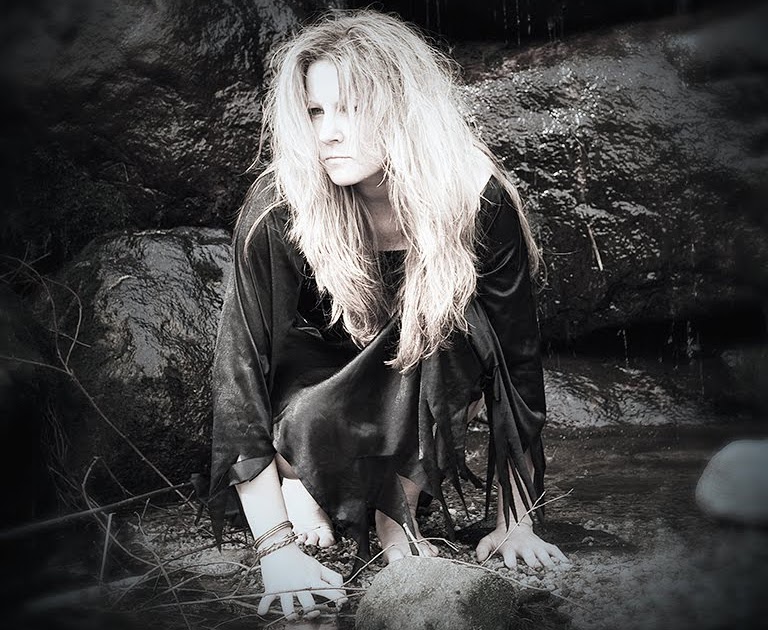 Photoartist Anne Ueland Beautiful Wood Nymph By The Brook