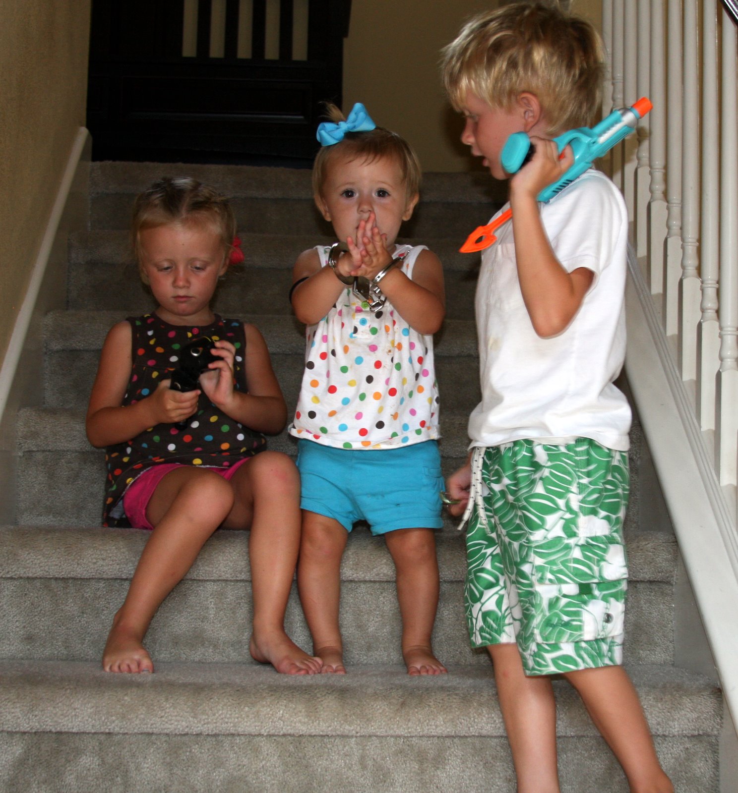 The Wood Cabin: Jane in handcuffs