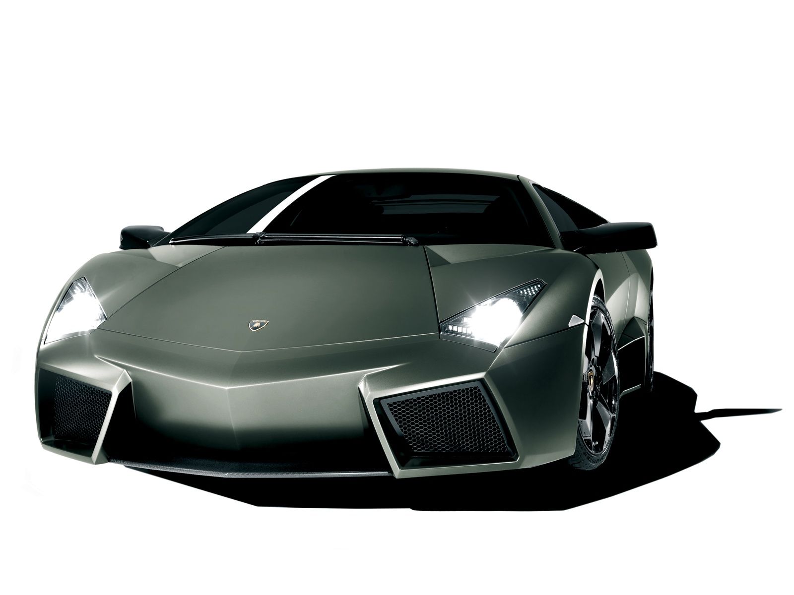 Silver Lamborghini Reventon Front Wallpaper | Urban Art Wallpaper