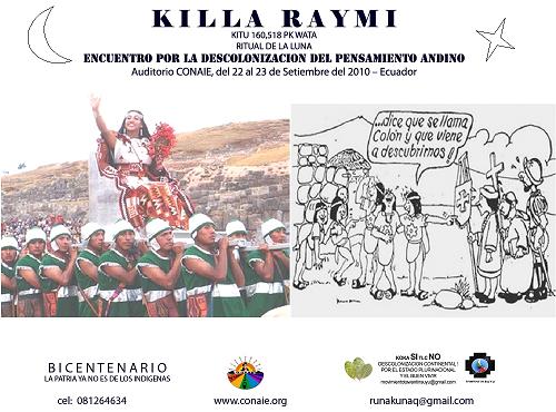 Ukhamawa Noticias: Ecuador: Killa/Kulla Raymi en Kito y Otavalo