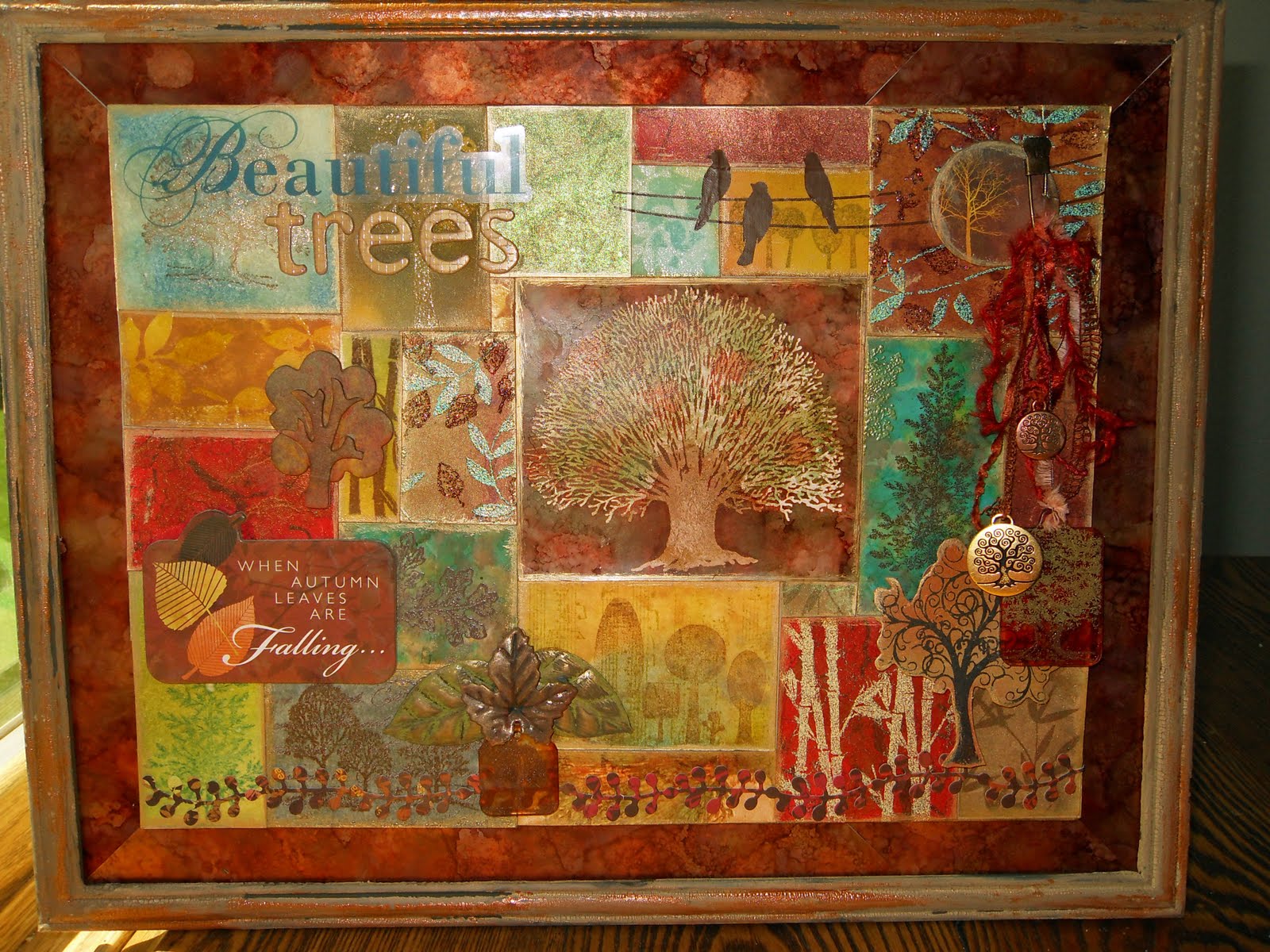 Shrimpy Sue Designs: Tree Collage