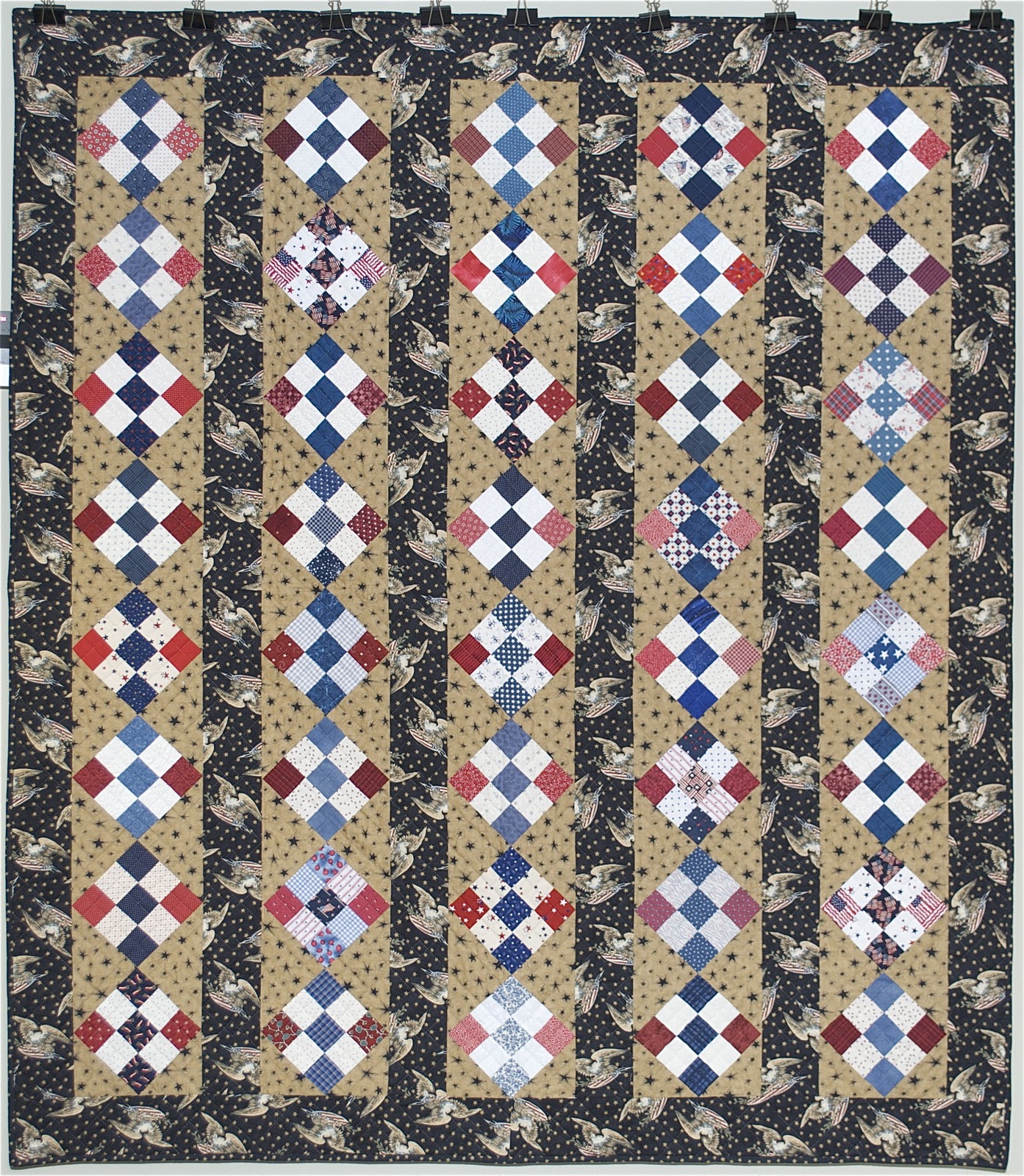 Oregon Quilt Project: Two Patriotic Quilts