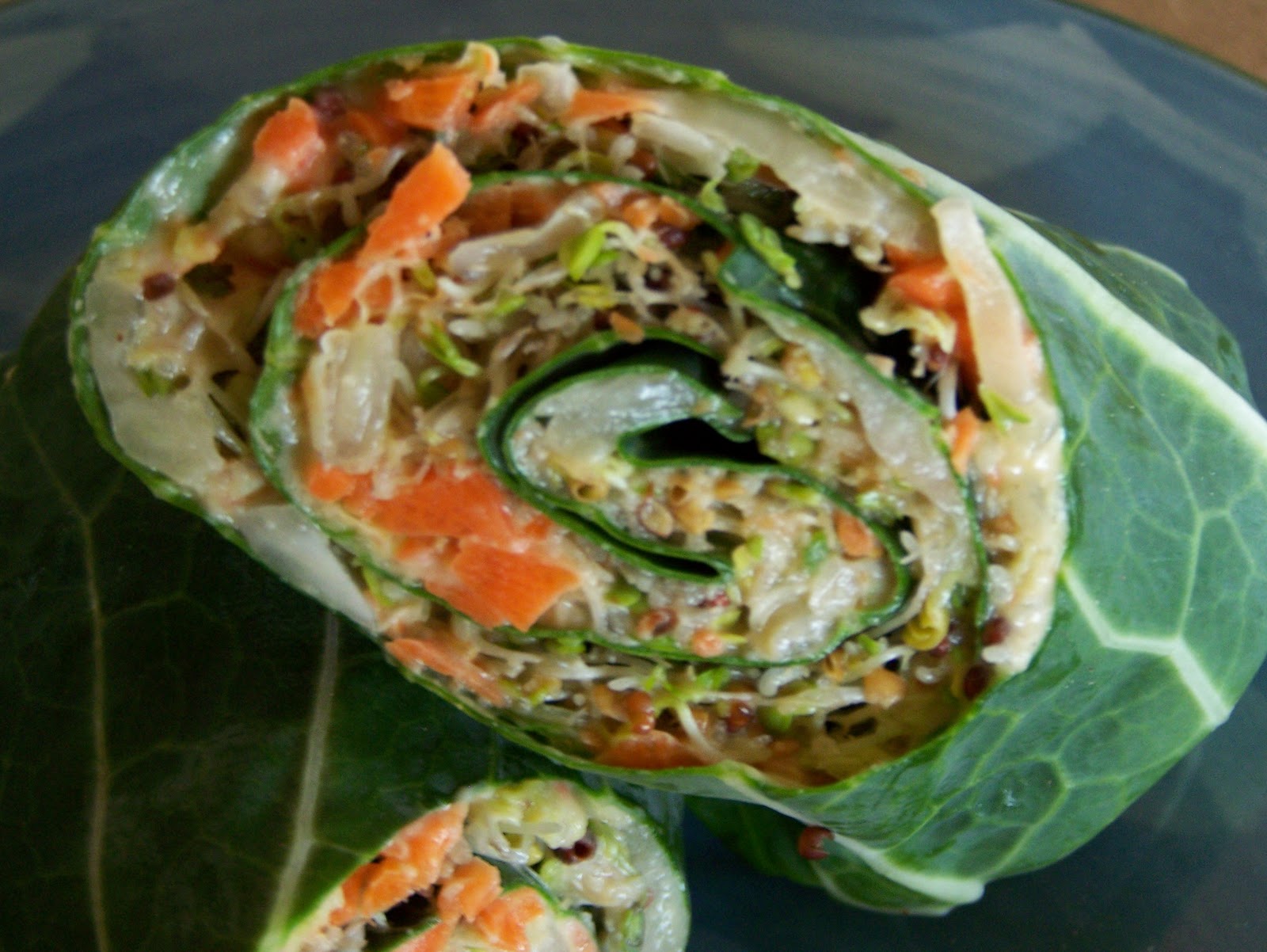 Farmer's Market Collard Wraps