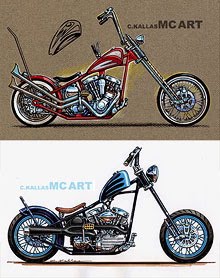MC Art/Motorcycle Art: Chopper Concept Art