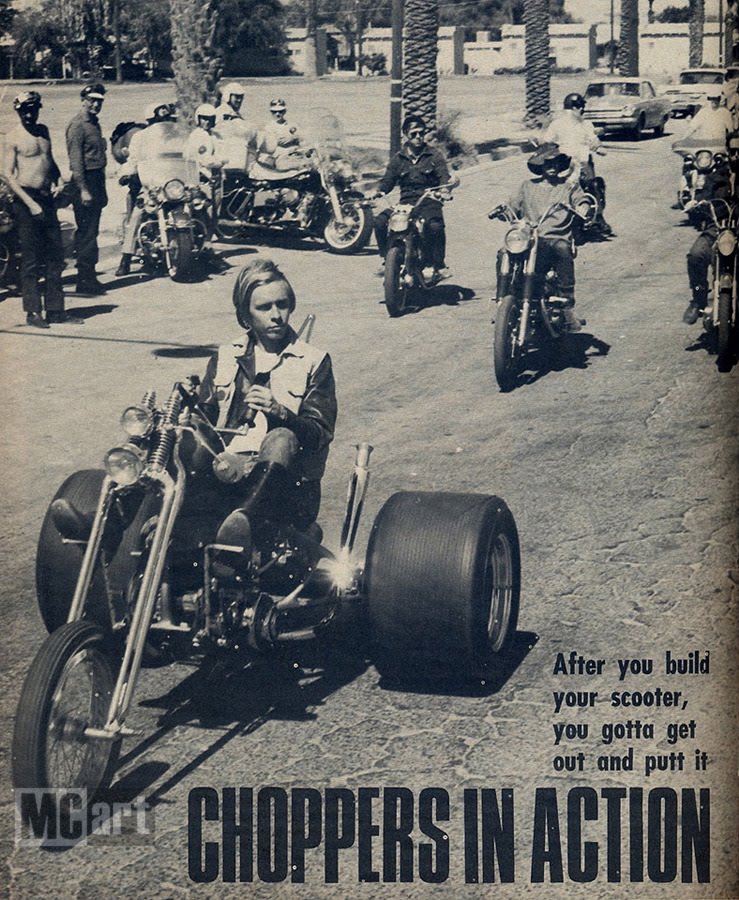 MC Art/Motorcycle Art: Good Issue III Choppers in Action