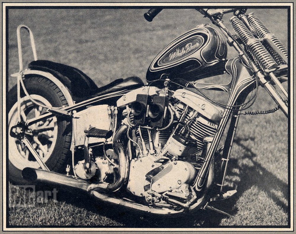 MC Art/Motorcycle Art: This Month's Header, Wowed by Joe Hurst's White Bear