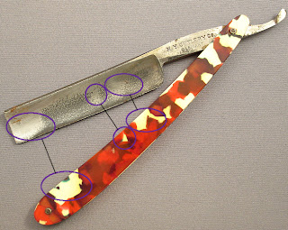 Bill's Straight Razor Info: Celluloid Rot