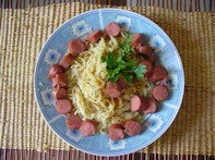 Mine Apollo: Mine Apollo with egg and sausages