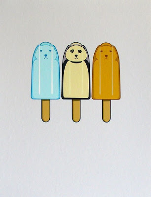 Purple cats eating popsicles. | Joy's Hope