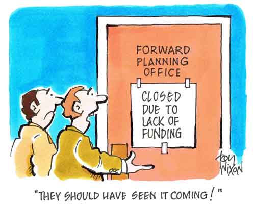 Roy Nixon's cartoon blog: Forward Planning