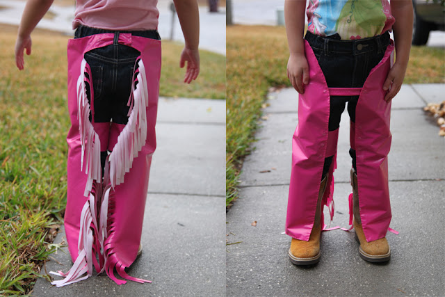 the hurricane ranch: make your own baby or child-sized chaps