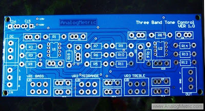 Kikitronic -- DIY Audio Kits: Three Band Tone Control