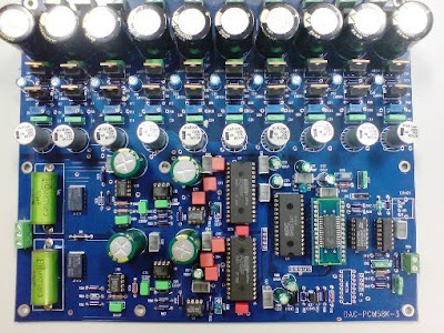 DIYのオーディオキット: PCM58/PCM1702/PCM1704 & CS8414 DAC DIY Kit PCM58/PCM1702 ...