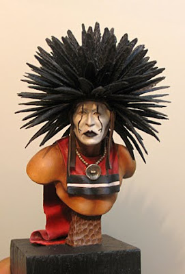 Cheyenne Dog Soldier Bust - Frank Miniatures | planetFigure | Miniatures