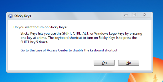 Another Bloody Blog: Sticky Key Method To Hack Windows Password