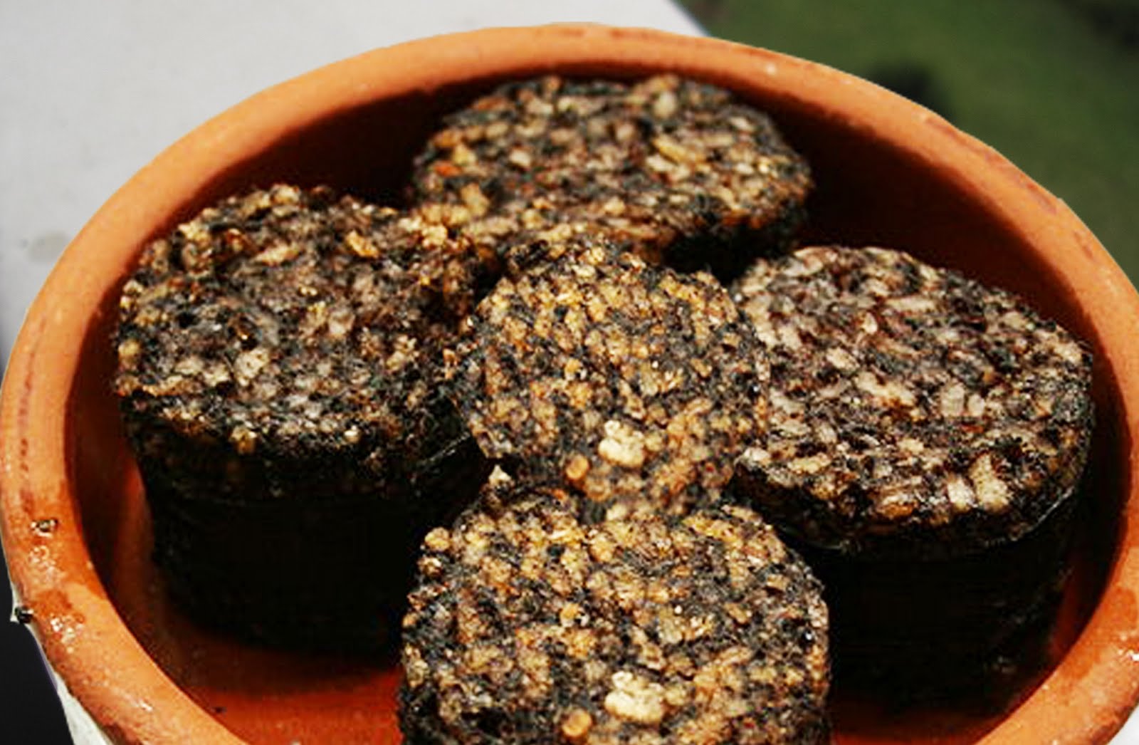 mis recetas dulces y saladas: morcilla al microondas