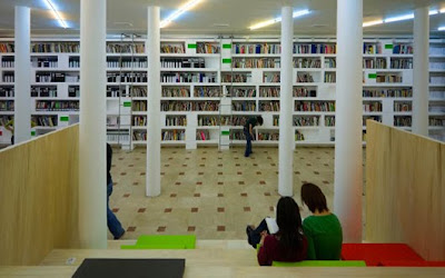 SIMPLY HOUSE DESIGN: Open Space Library Desain From Turkey by Superpool
